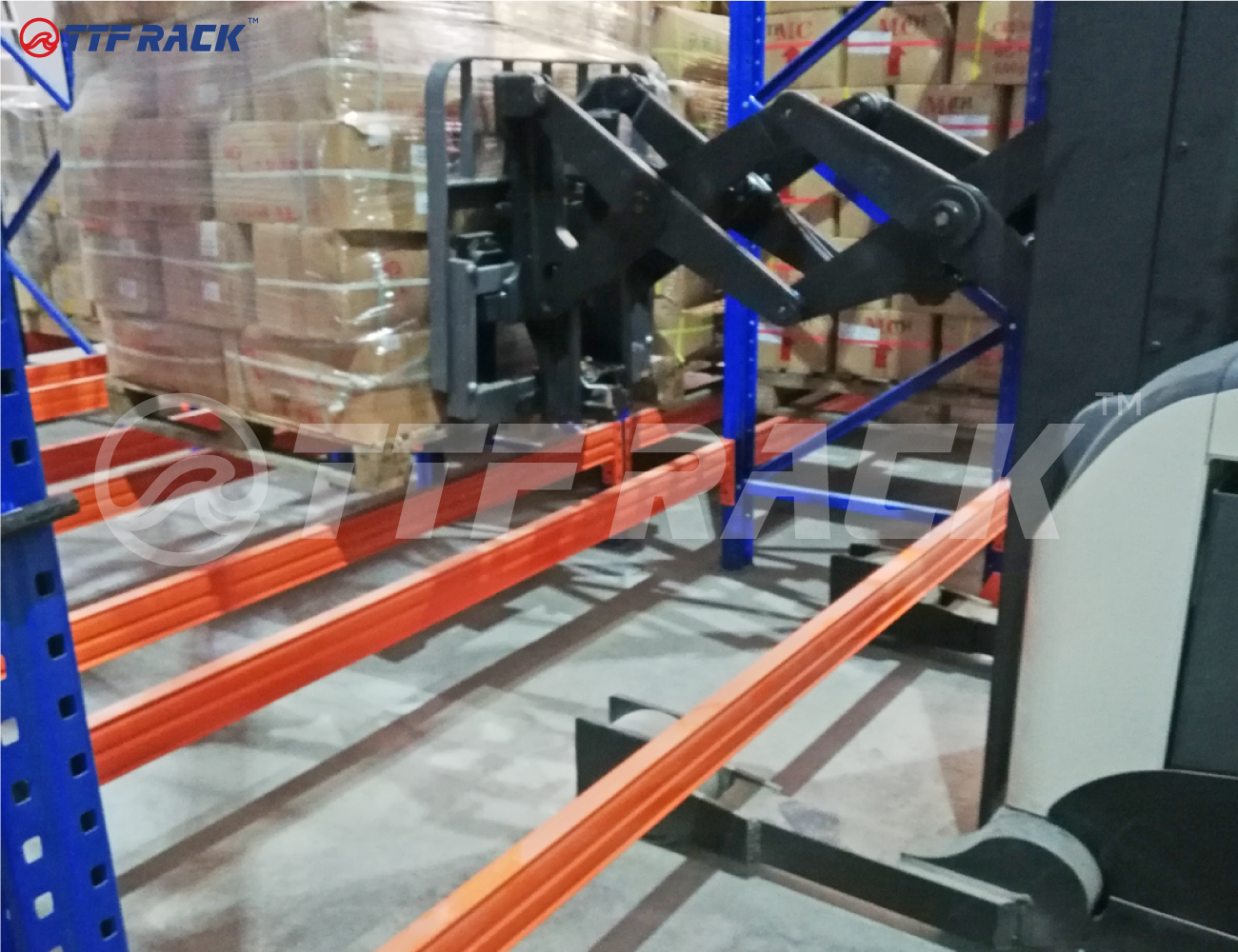 TTF Double Deep Pallet Racking | Warehouse Racking System | Heavy Duty ...