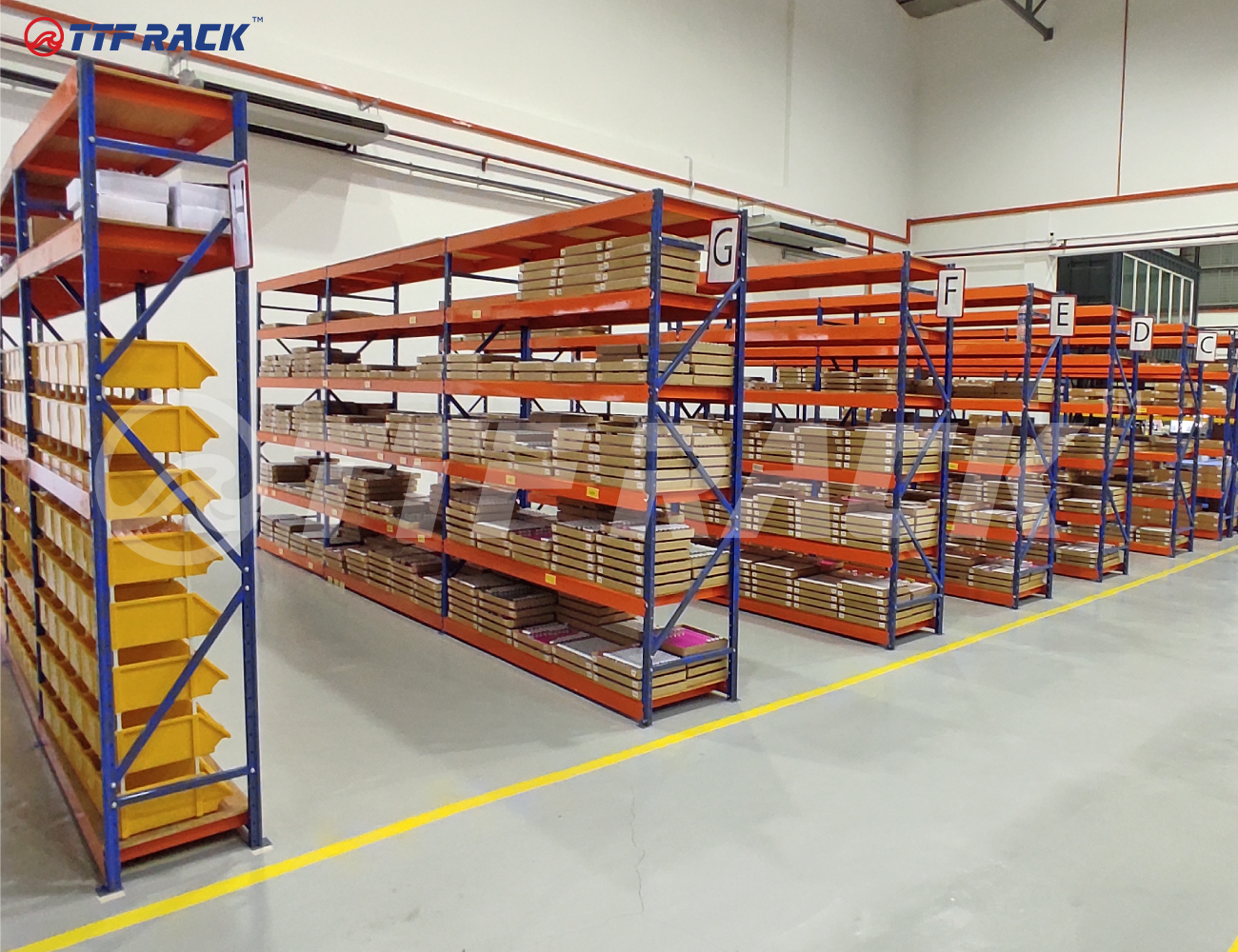 TTF Medium Duty Rack | Ideal Longspan Shelving Rack