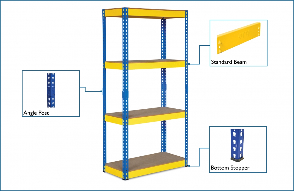 TTF Boltless Racking | Metal Storage Rack | Shelving Rack